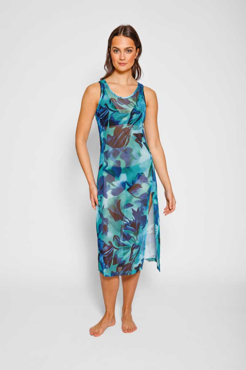 Koy Resort: Hydra Mesh Tank Dress – Swim City